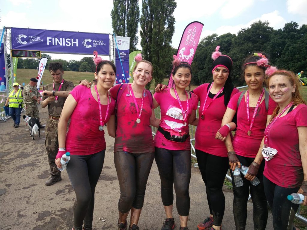 Nanomedicine Lab takes part in the CRUK Pretty Muddy Run - Nanomedicine Lab