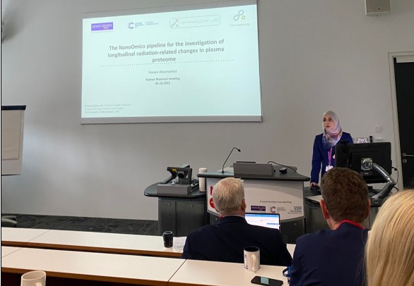 Hanan presented her project in the CRUK Radnet biannual meeting ...